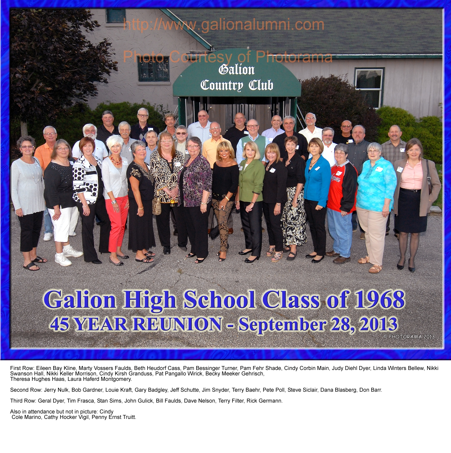 Galion Alumni Association - Galion Ohio - GHS Class of 1968 Reuion ...