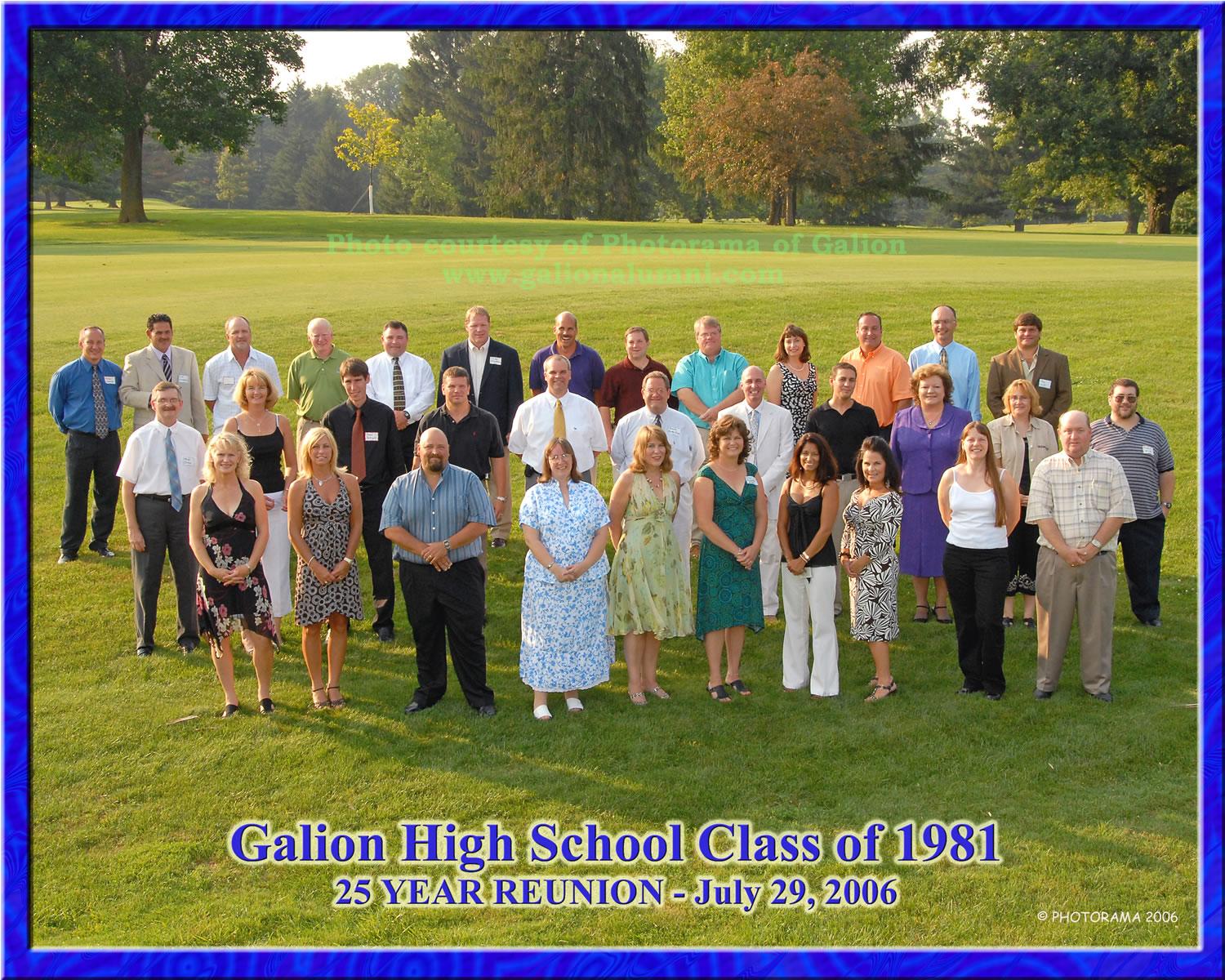 Galion Alumni Association - Galion Ohio - Class of 1981 Group Reunion ...